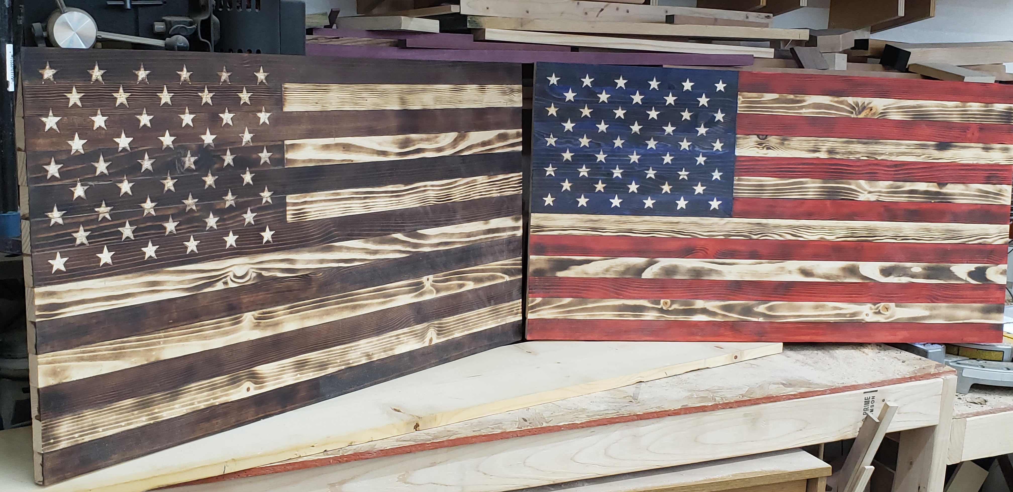 Wooden American Flags – Tboneswoodworking.com